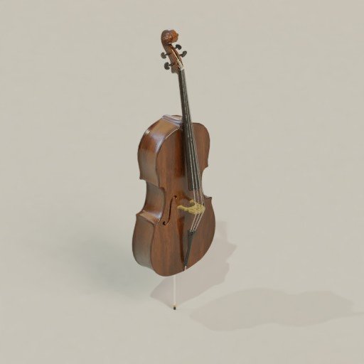 Cello | Musical Instruments models | BlenderKit