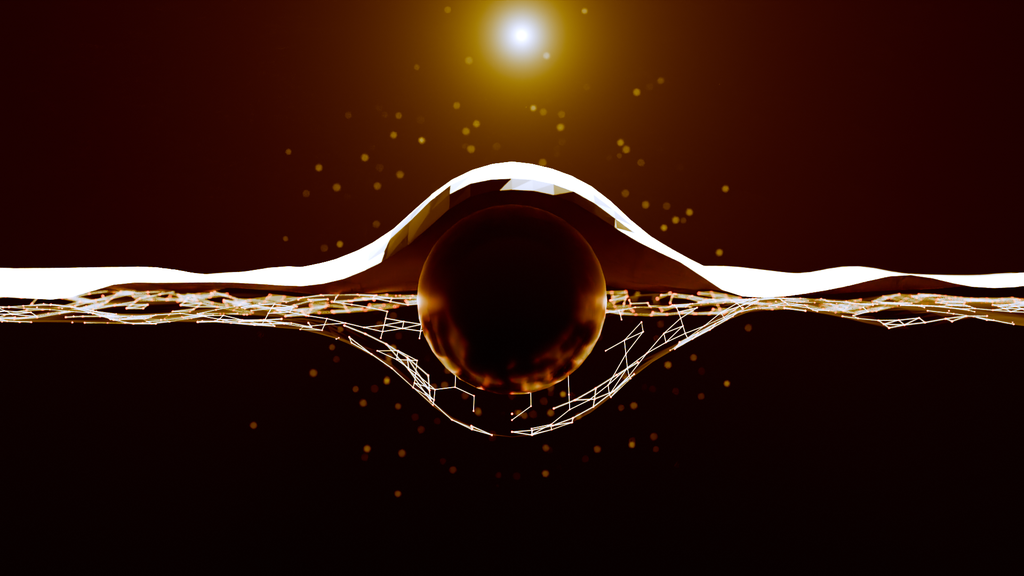 Abstract Geometry Nodes Art | Science scenes | BlenderKit