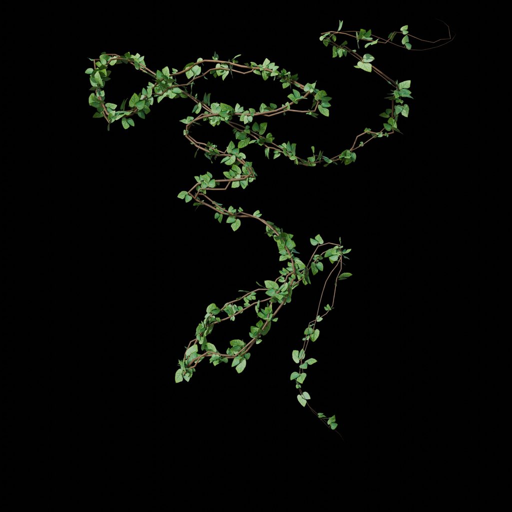 Climbing Vine - Leaf 12 | FREE Modifiers models | BlenderKit