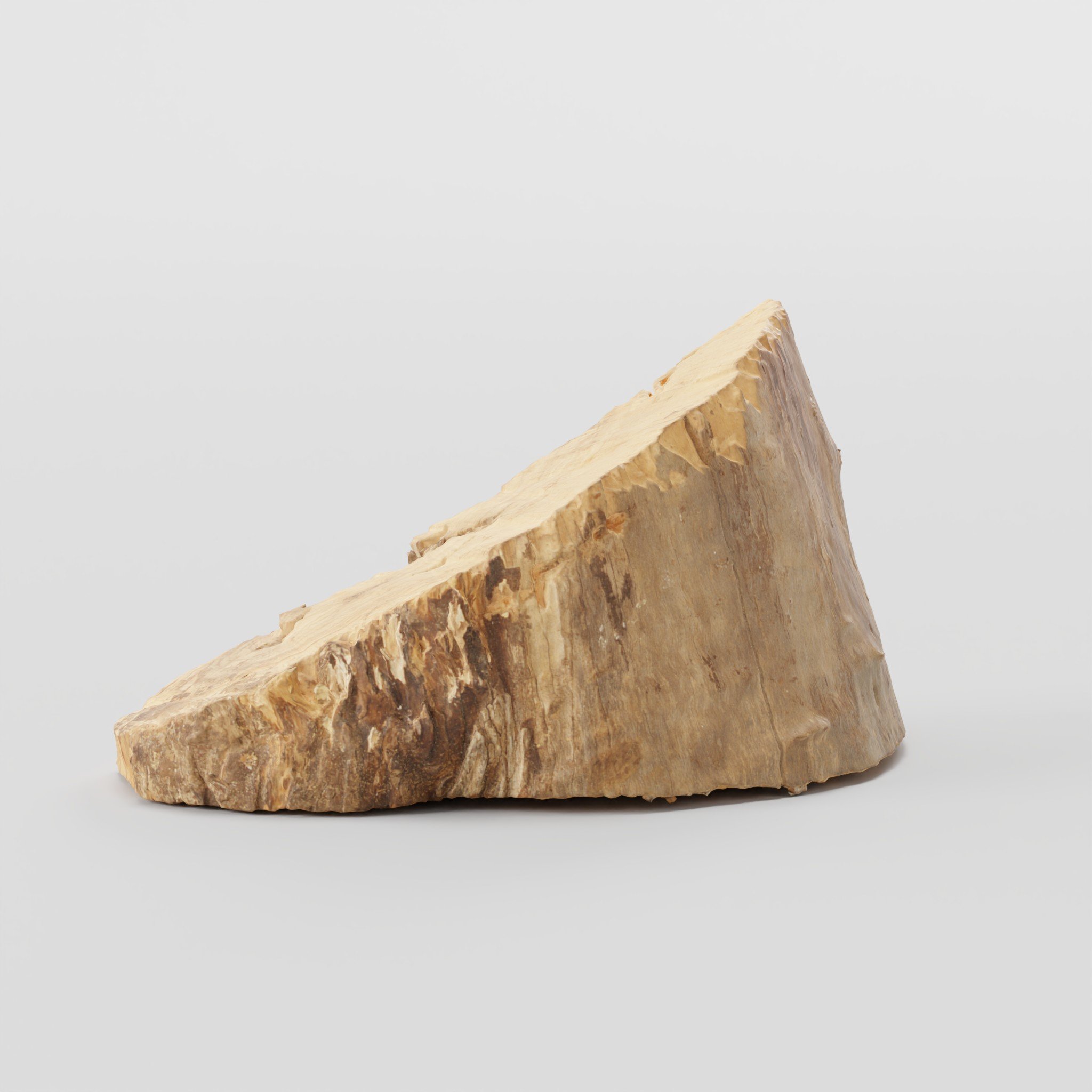 Wooden log piece | FREE Terrains models | BlenderKit