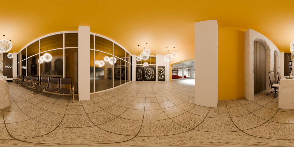 Nighttime Reception Interior HDRi | FREE Public HDRis | BlenderKit