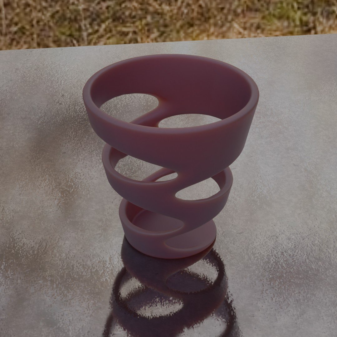 Stylised Pen Holder | FREE plastic materials | BlenderKit