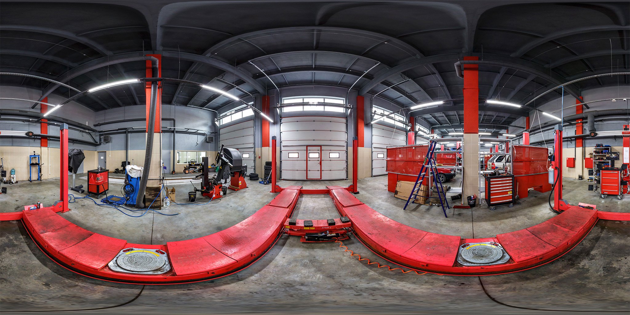 Car repair shop2 | FREE Studio HDRis | BlenderKit