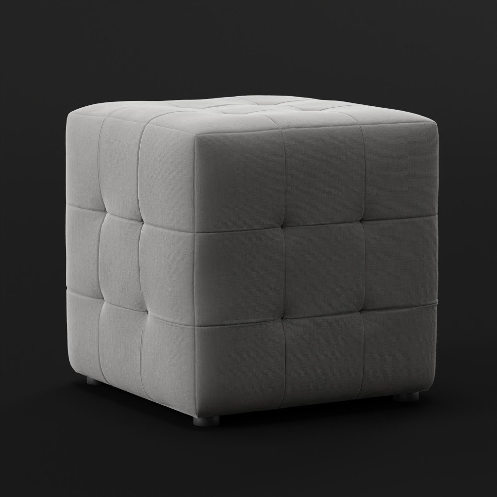 Pouf-01 | FREE Poufs models | BlenderKit