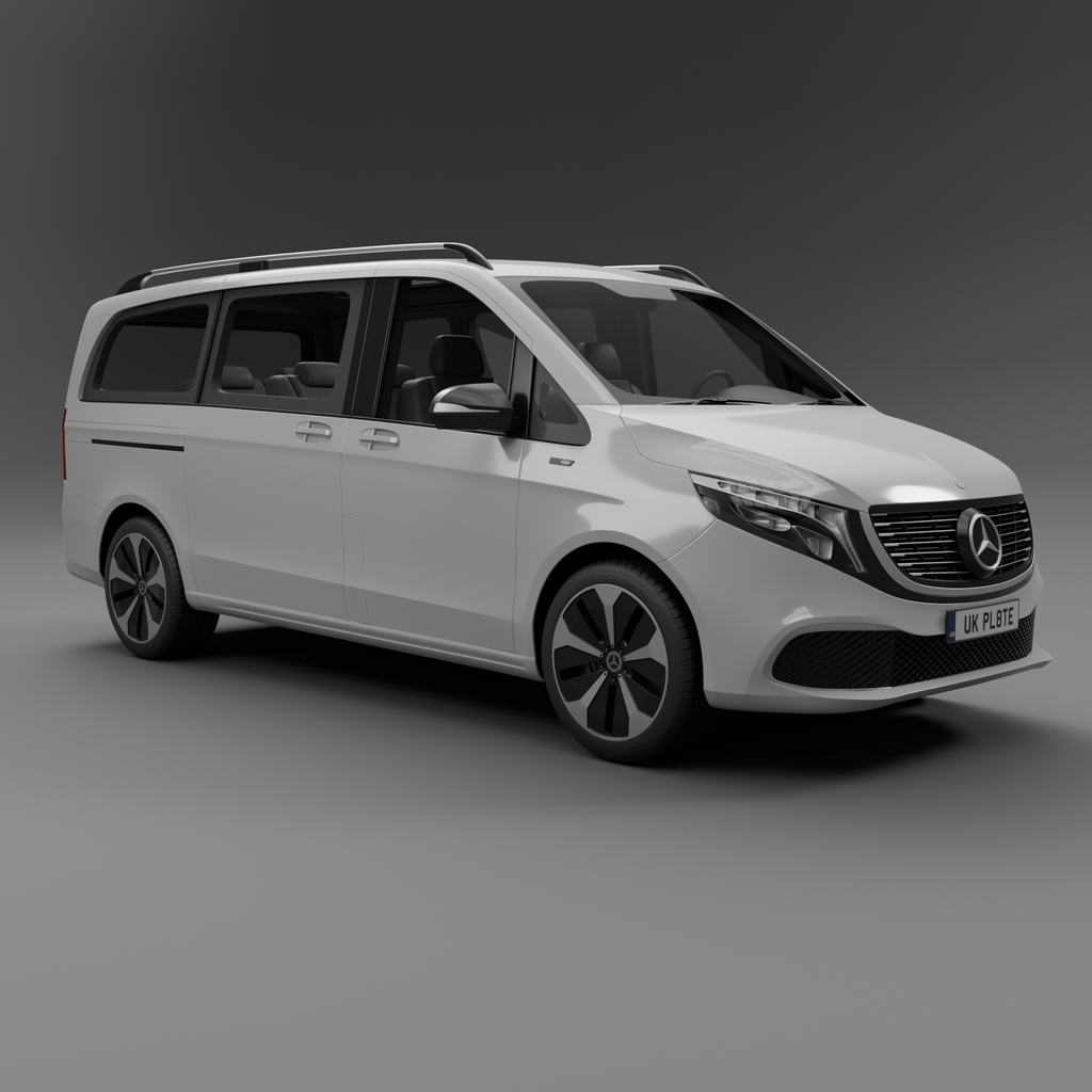 BlenderKit | Download the Mercedes-Benz EQV model
