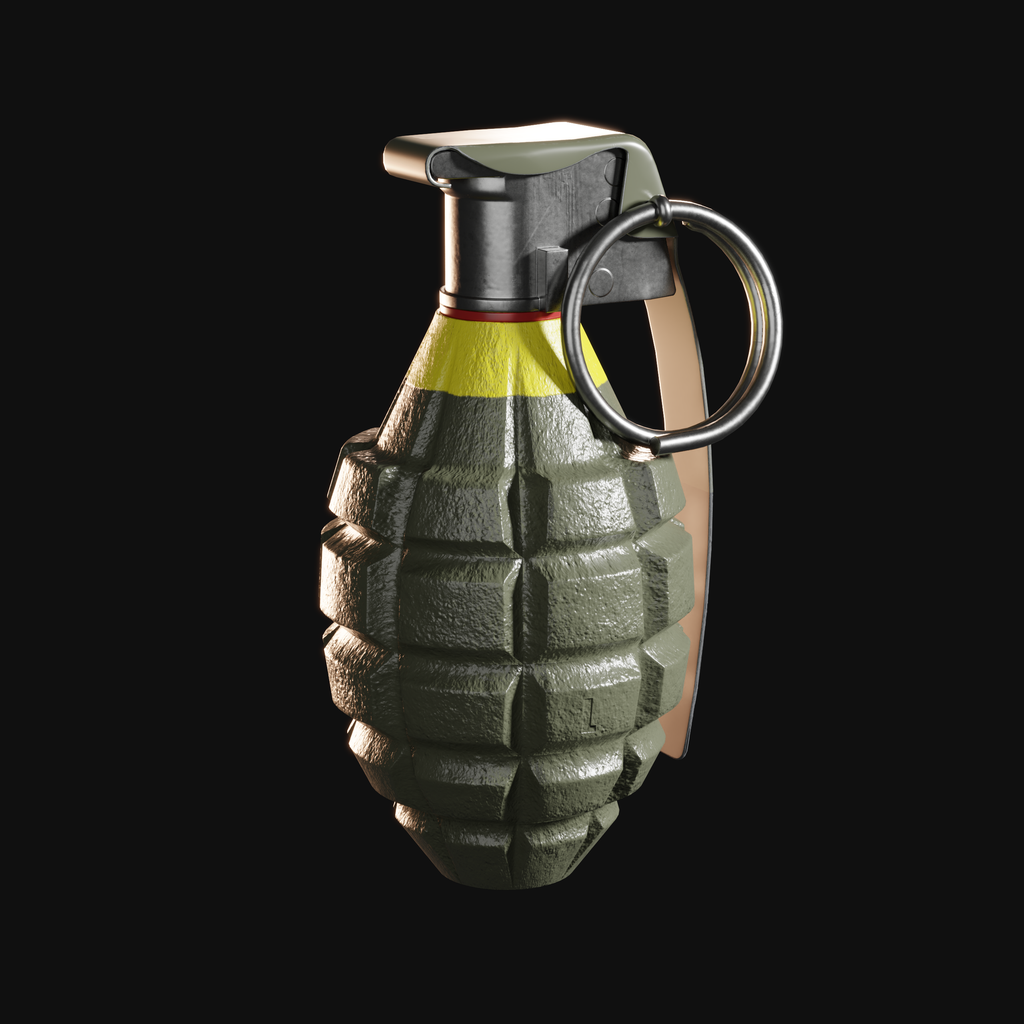 Mk 2 Grenade | FREE Modern Weapons models | BlenderKit