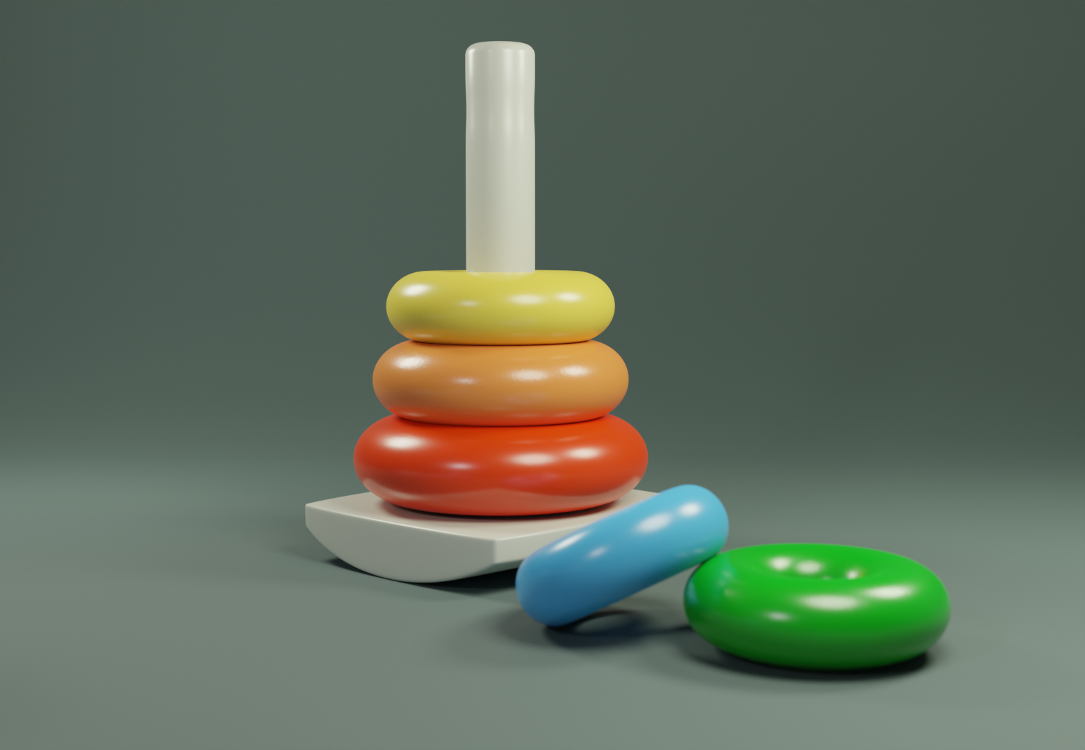 Rings | FREE Toys models | BlenderKit