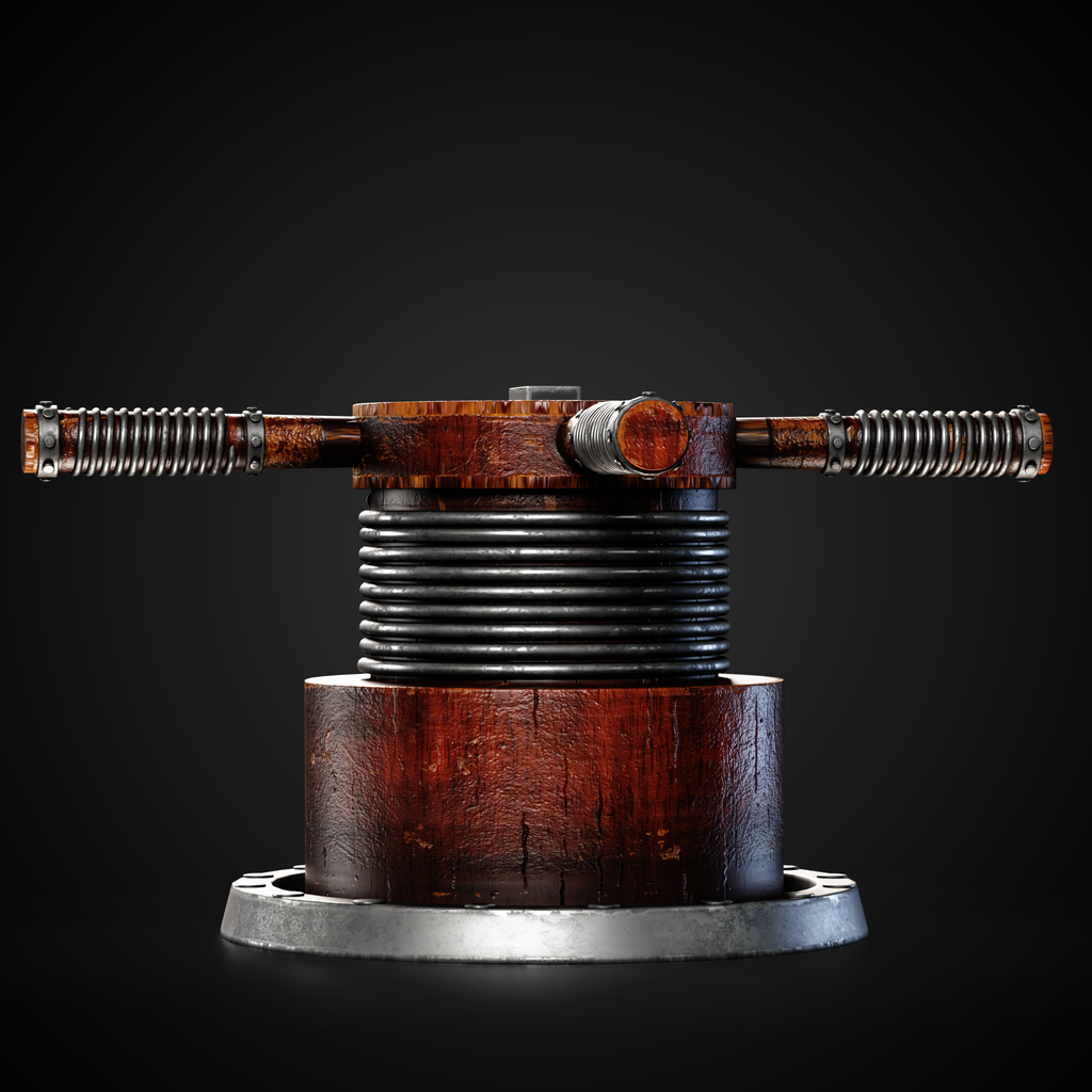 Mechanical Lever Game-Ready | Industrial Machinery models | BlenderKit
