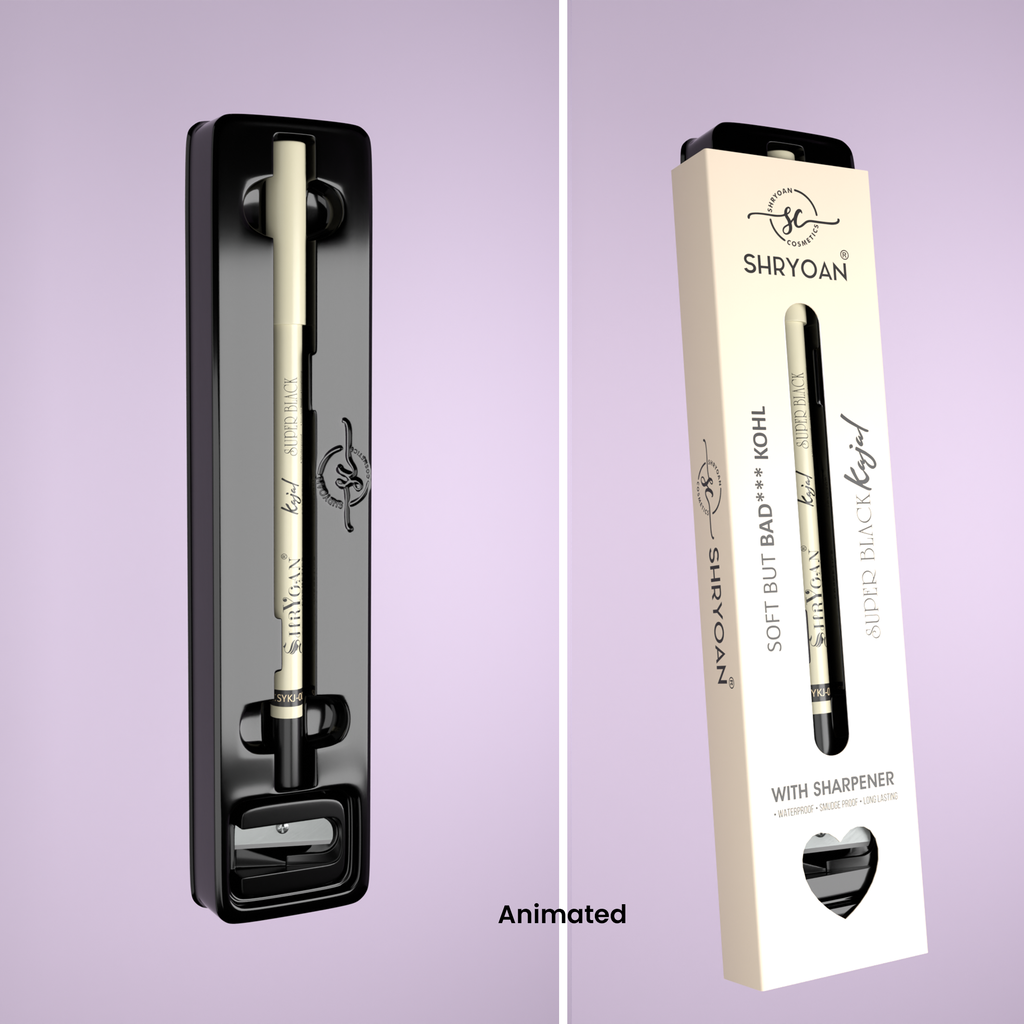 Kajal packaging animation | FREE Mockup scenes | BlenderKit