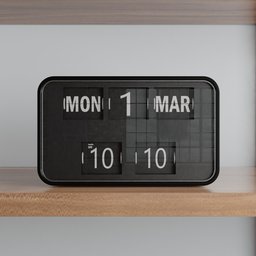 Minimal clock | Clocks models | BlenderKit