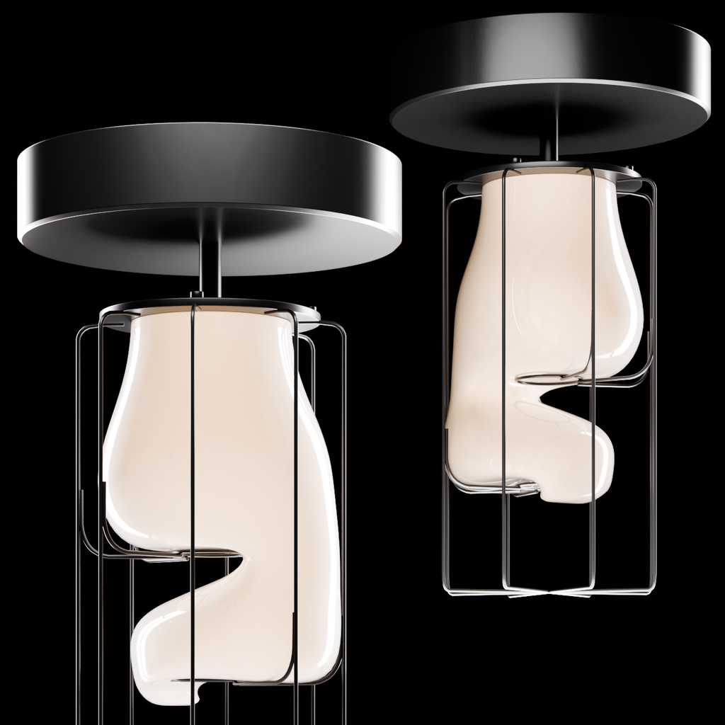 Pause Ceiling Lamp | Ceiling Lights models | BlenderKit