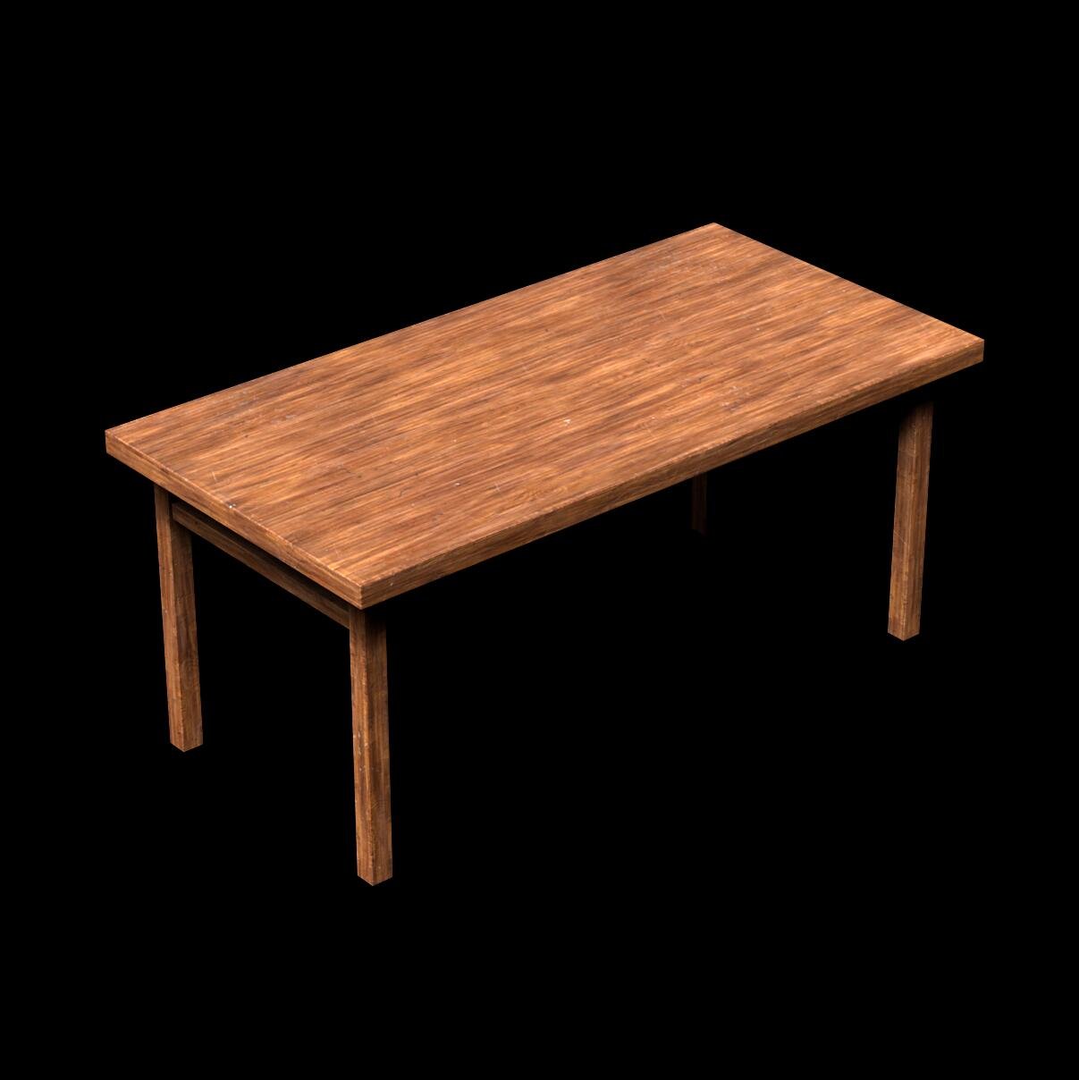 Old Desk 04 | FREE Tables models | BlenderKit