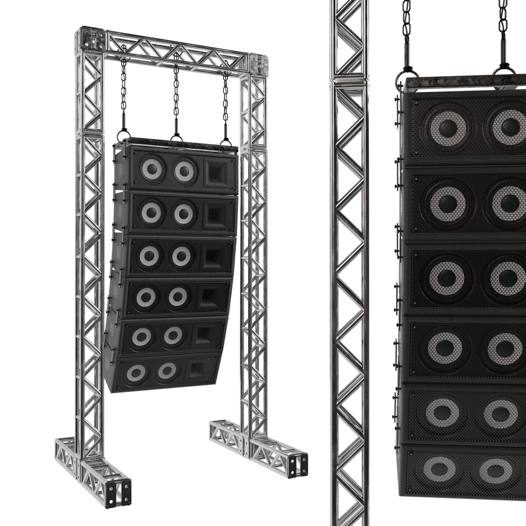 Stage Speaker | Architectural Structures models | BlenderKit
