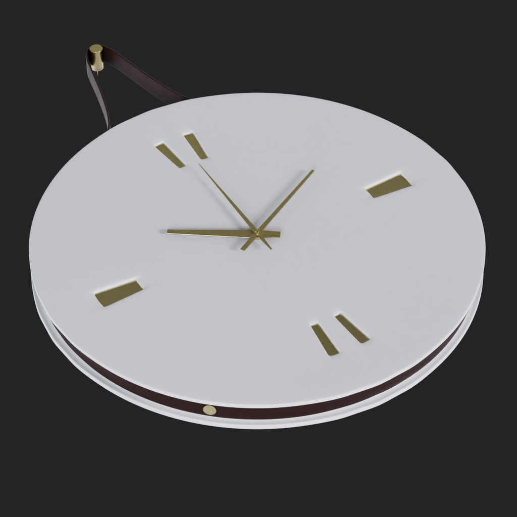 Hanging wall clock | FREE Clocks models | BlenderKit