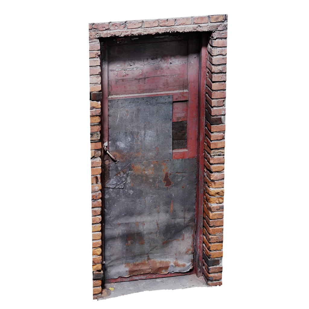Scan Door 02 | FREE Doors models | BlenderKit