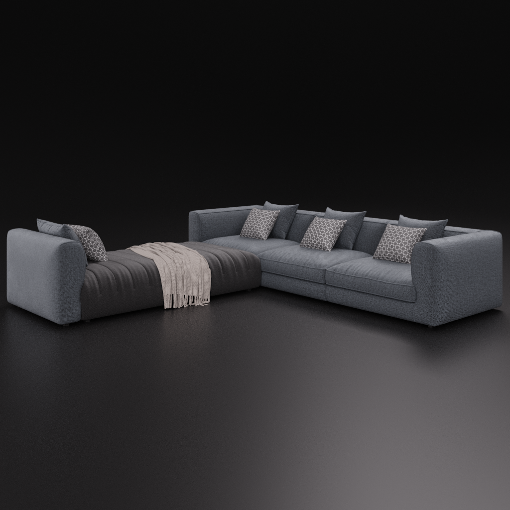 Sofa Capetown | 3D Sofa models | BlenderKit