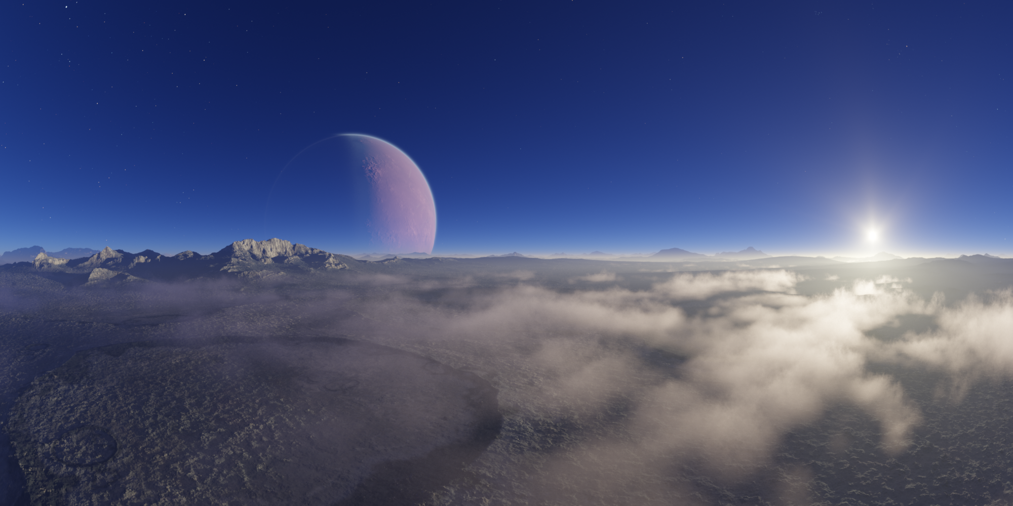 Sci-fi Alien Planet Landscpe | FREE Futuristic Environments HDRis ...