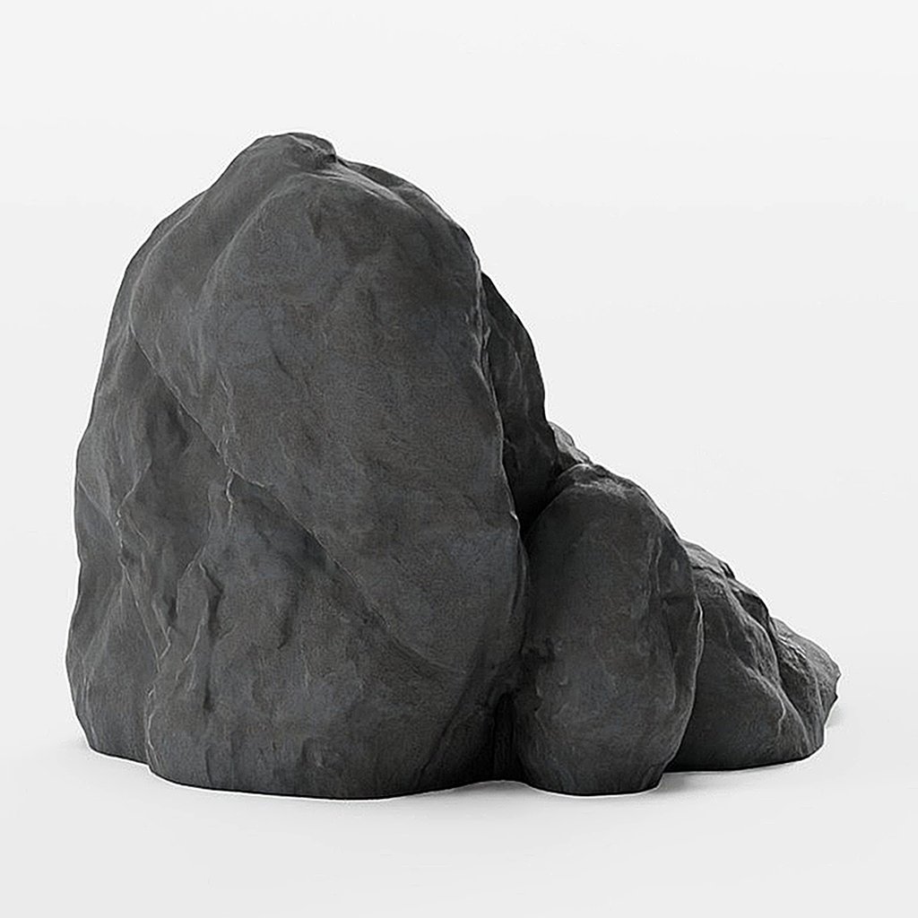 Rocky Boulder Group Black | Terrains models | BlenderKit