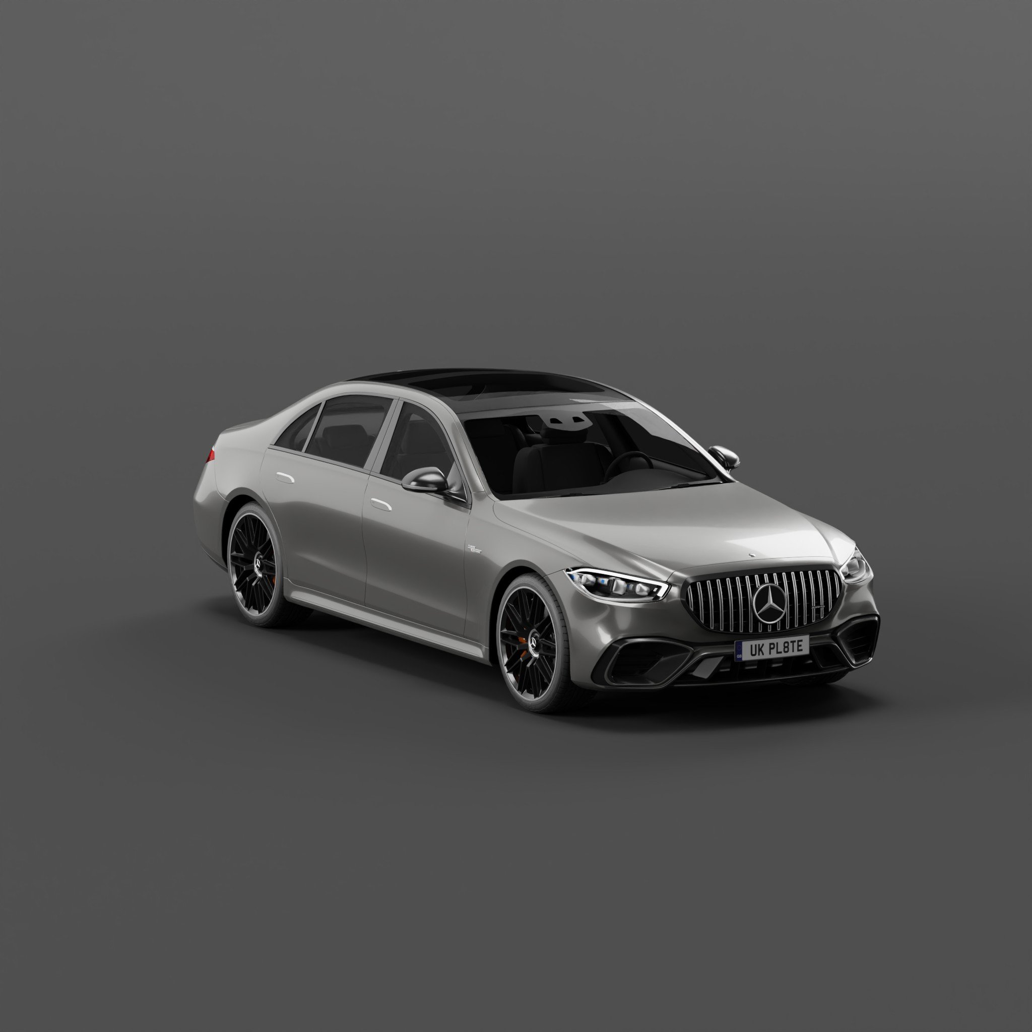 Mercedes-Benz S63 AMG | Modern Cars models | BlenderKit