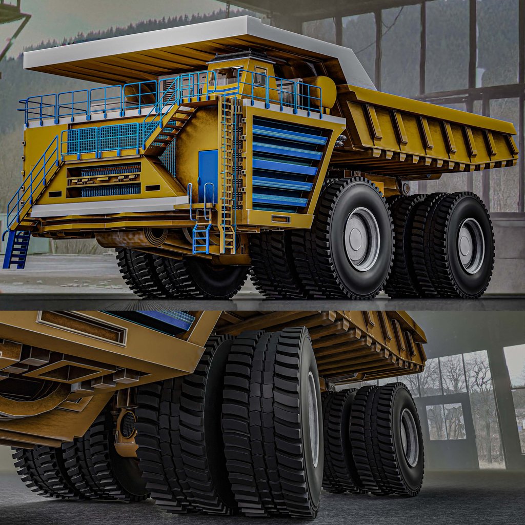 BelAZ 75710 | Trucks models | BlenderKit