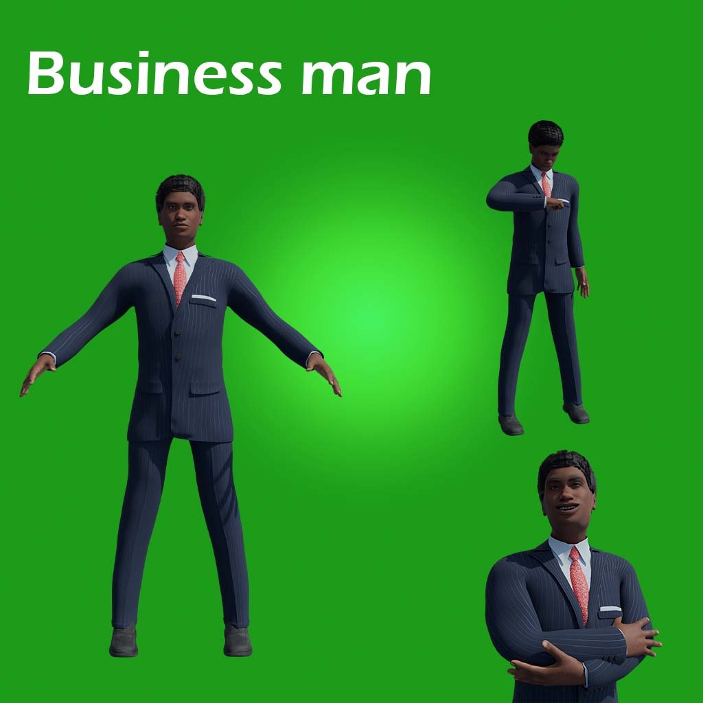 Business man | FREE Men models | BlenderKit