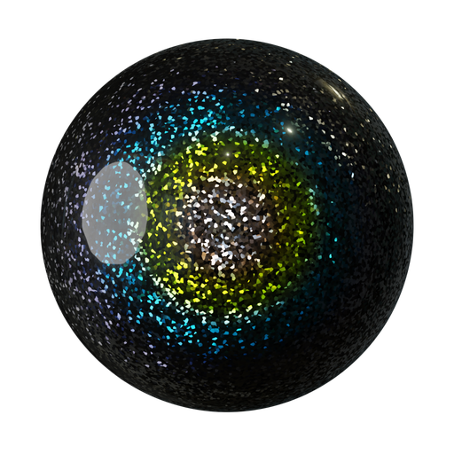 BlenderKit | Download the FREE Multicolor Glitter Holographic material
