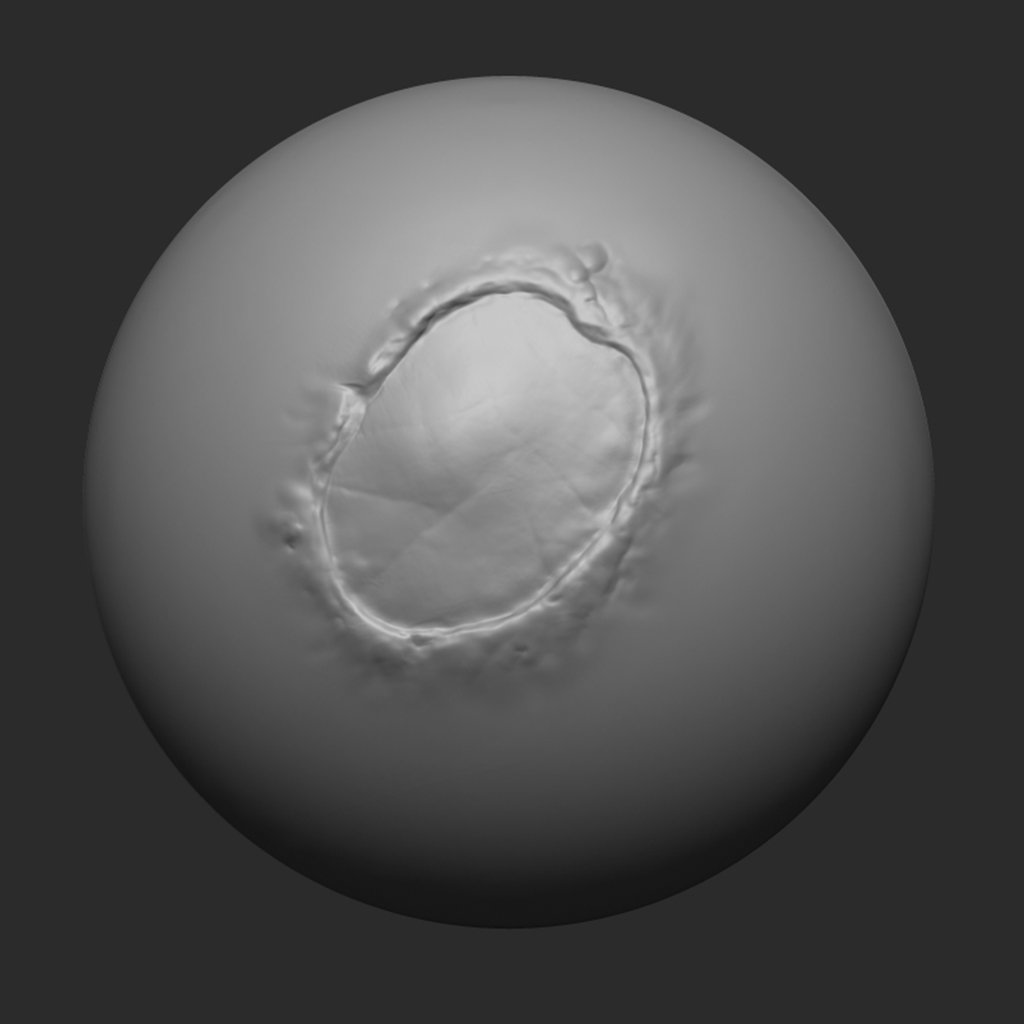 NS Flesh scar flat | scars & wounds brushes | BlenderKit