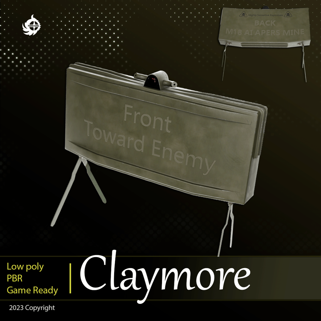 Claymore mine | Modern Weapons models | BlenderKit