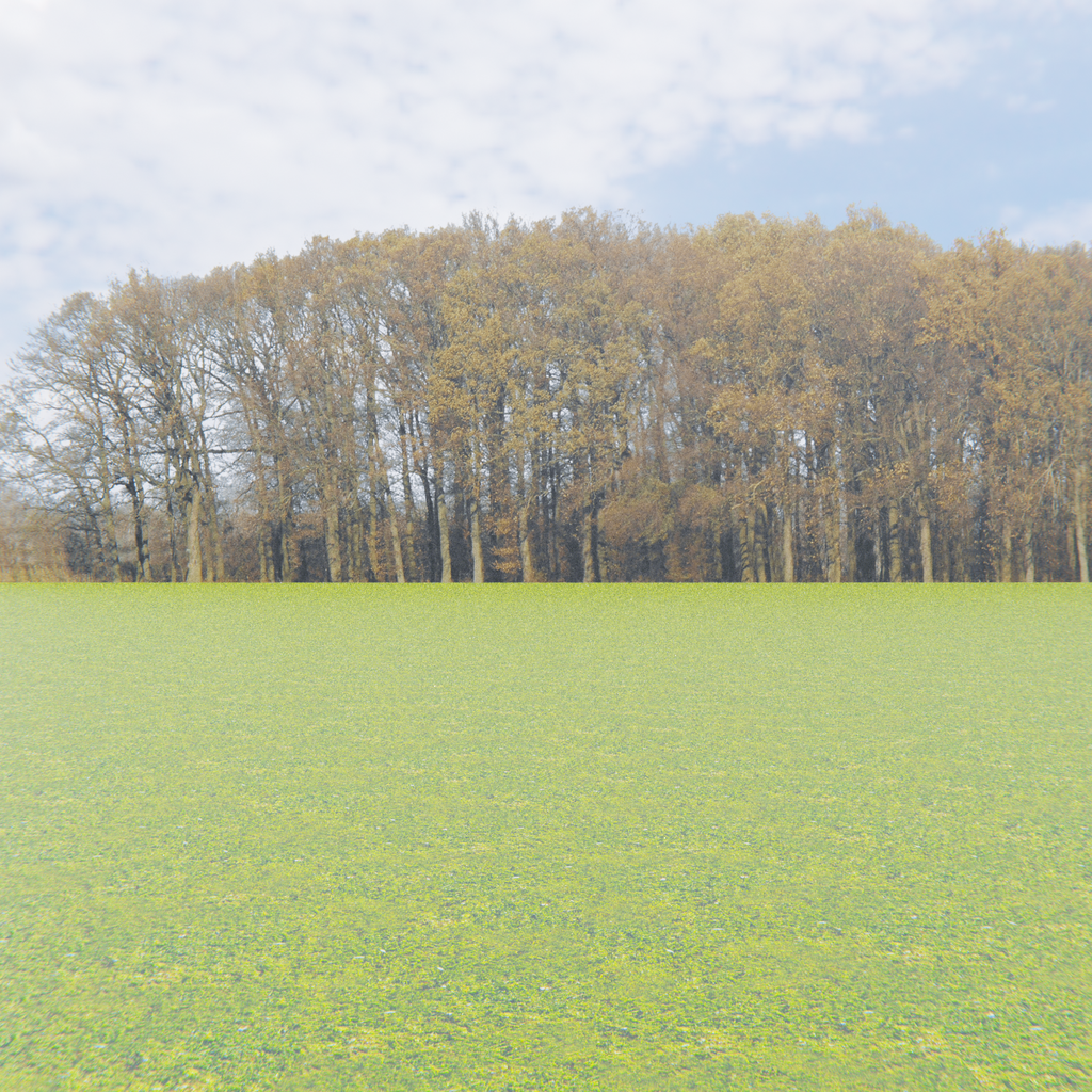 Treelines of Autumn Backdrop 007 a | FREE Trees models | BlenderKit