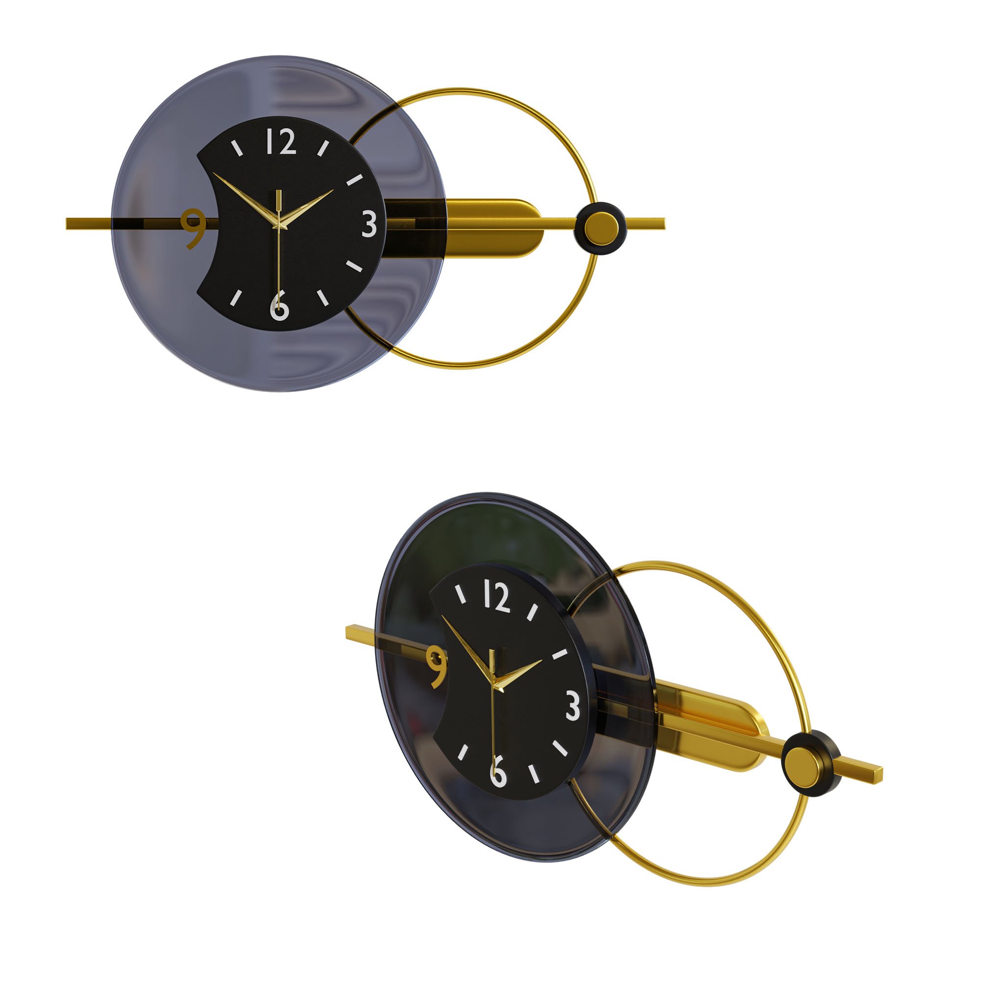 Nordic Wall Clock | Clocks models | BlenderKit