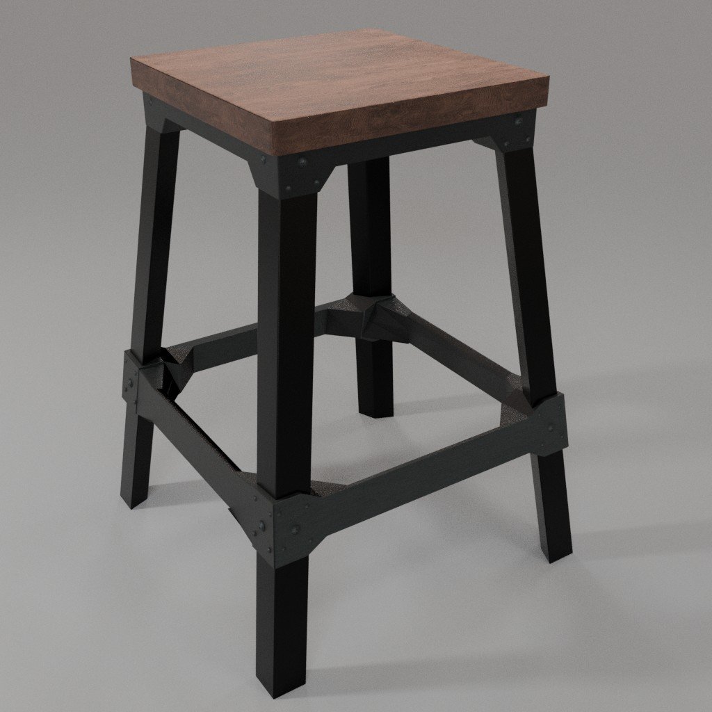 Stool | Chairs models | BlenderKit