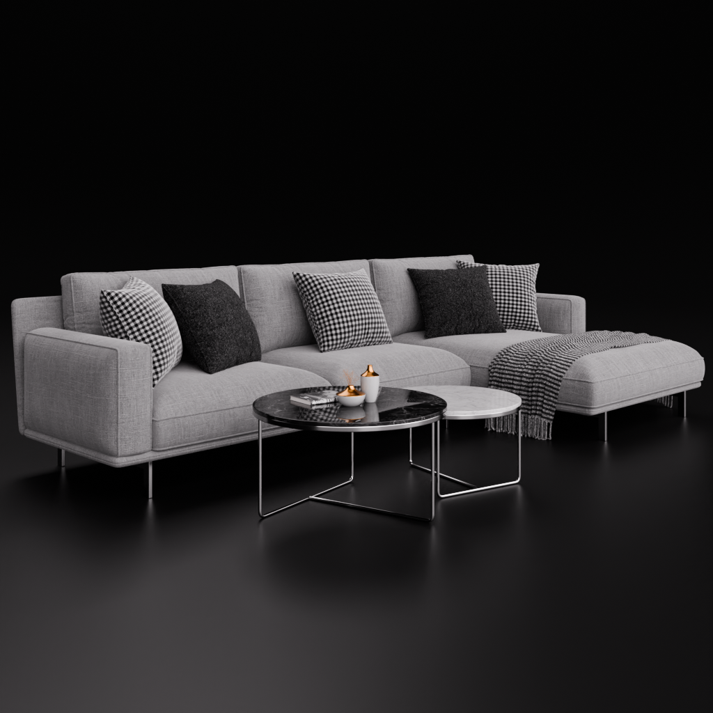 Sofa Etan Sectional | Sofas models | BlenderKit