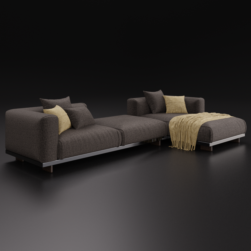 Sofa Coleman | 3D Sofa models | BlenderKit