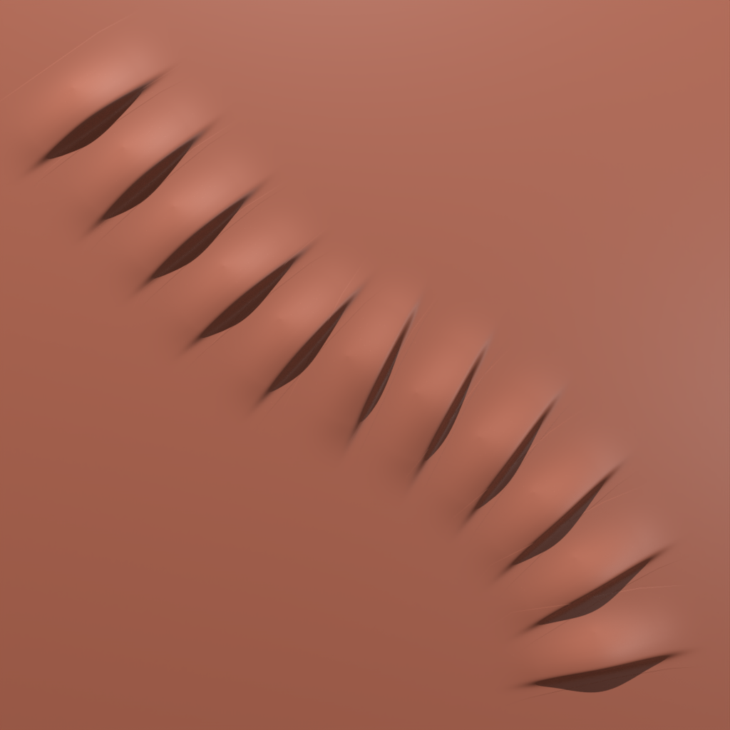 Gill Brush | FREE geometric brushes | BlenderKit