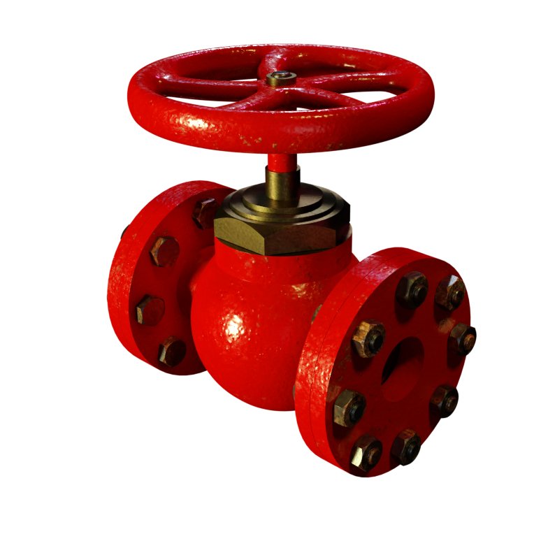 Steam Valve 03 | FREE Industrial parts models | BlenderKit