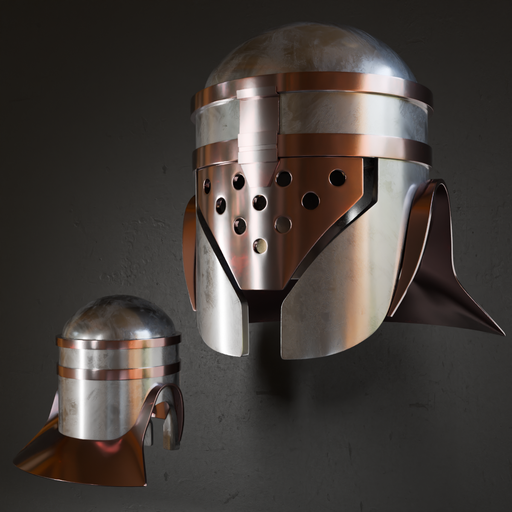 Mk-helmet ancient 25 | Historical Weapons models | BlenderKit