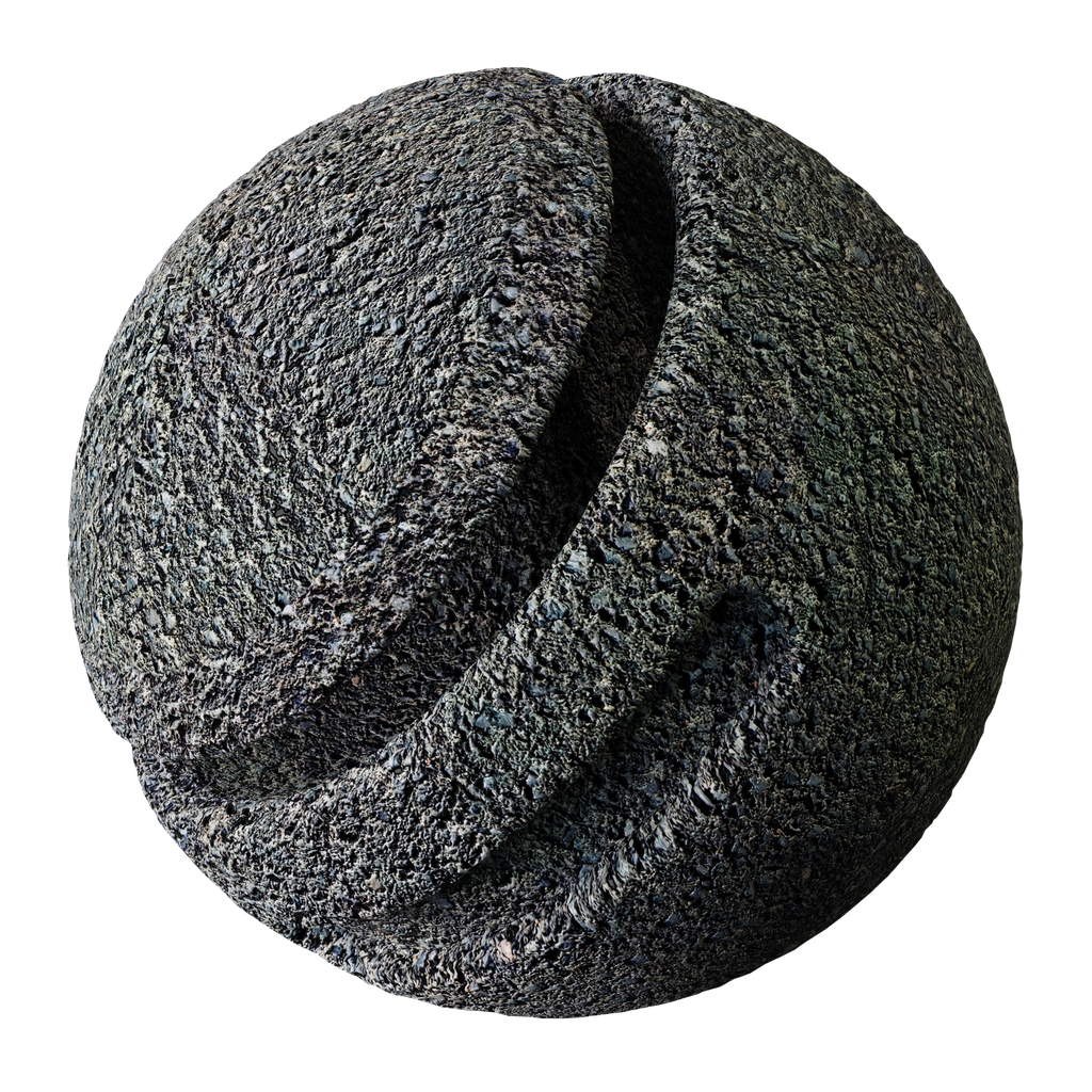 BlenderKit Download The FREE Old Road Tarmac Material