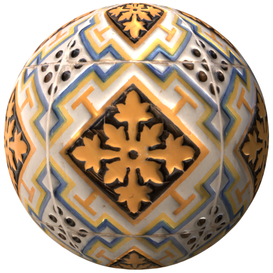 Vintage Ceramic Floor 06 | FREE 3D floor materials | BlenderKit