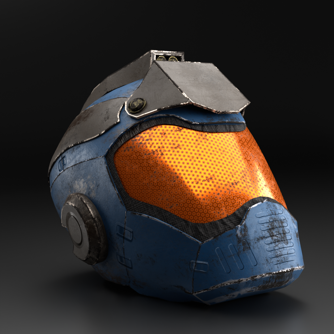 Scifi Worn Space Helmet | Headwear models | BlenderKit