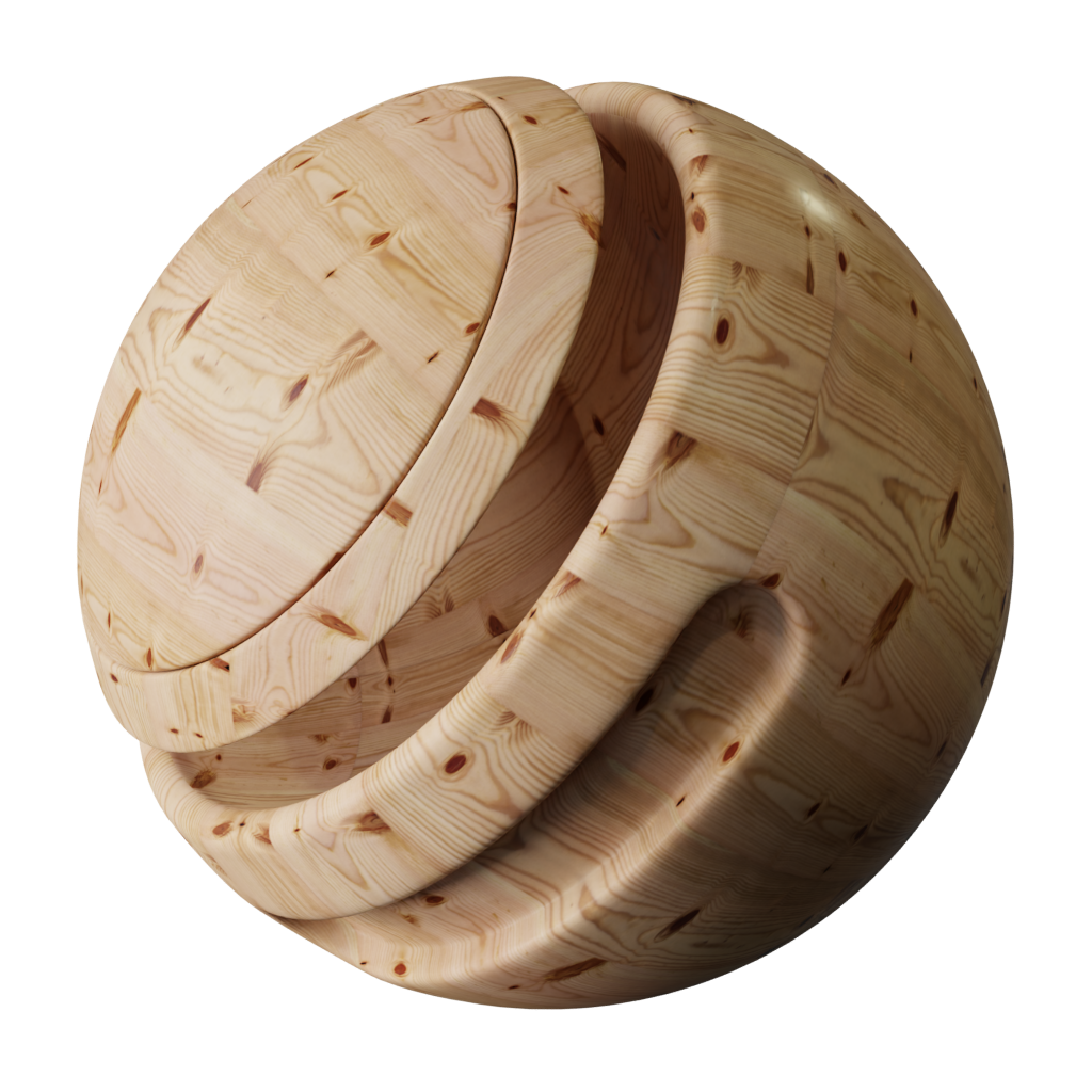 Natural Pine Wood Knot | FREE wood materials | BlenderKit