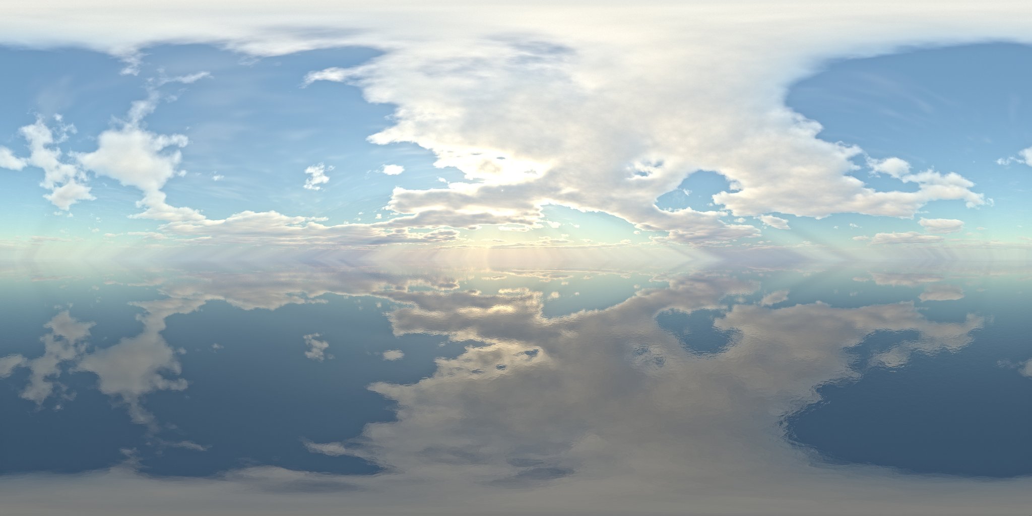 Bright cloudy sky | FREE Nature HDRis | BlenderKit
