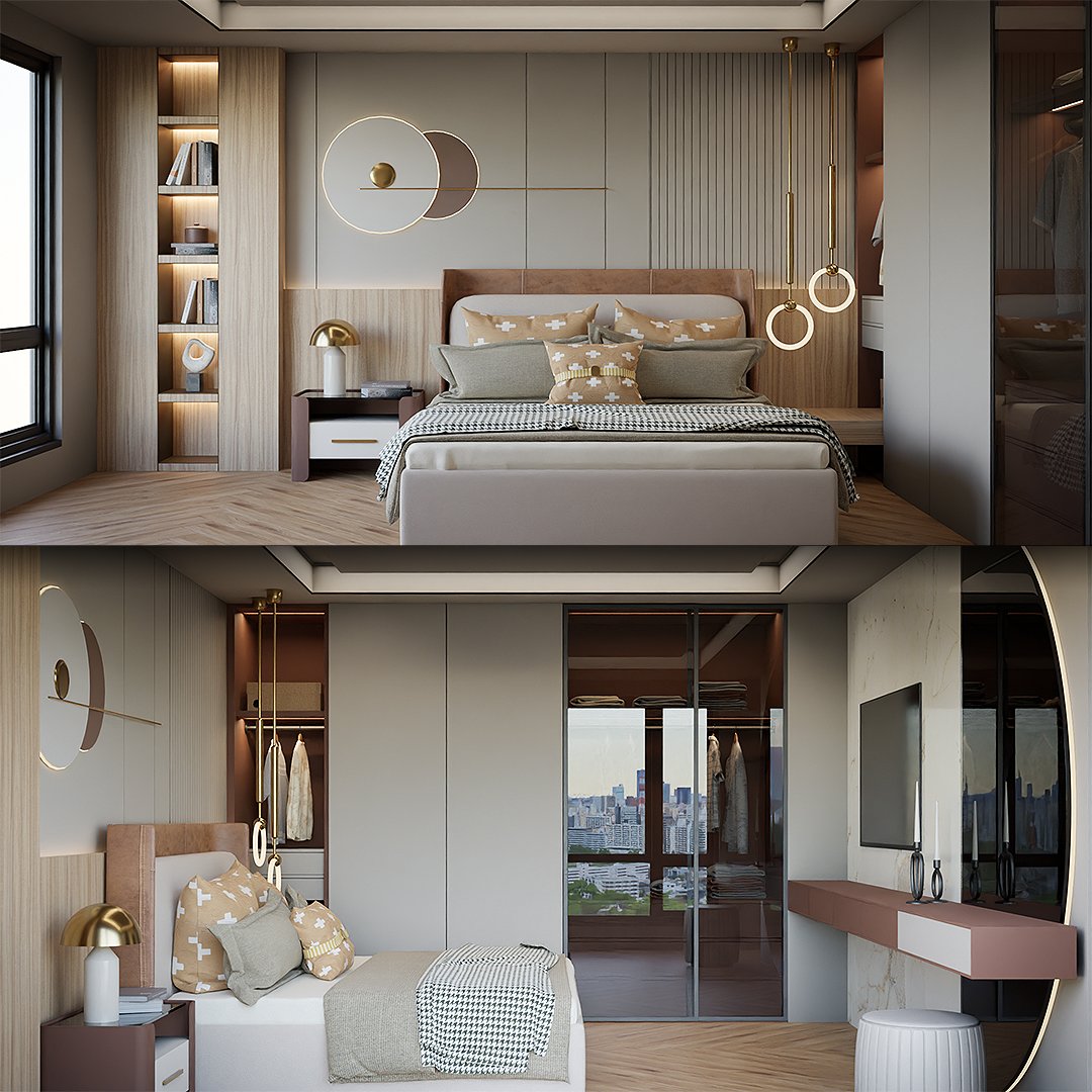 Bedroom-9 | Private scenes | BlenderKit