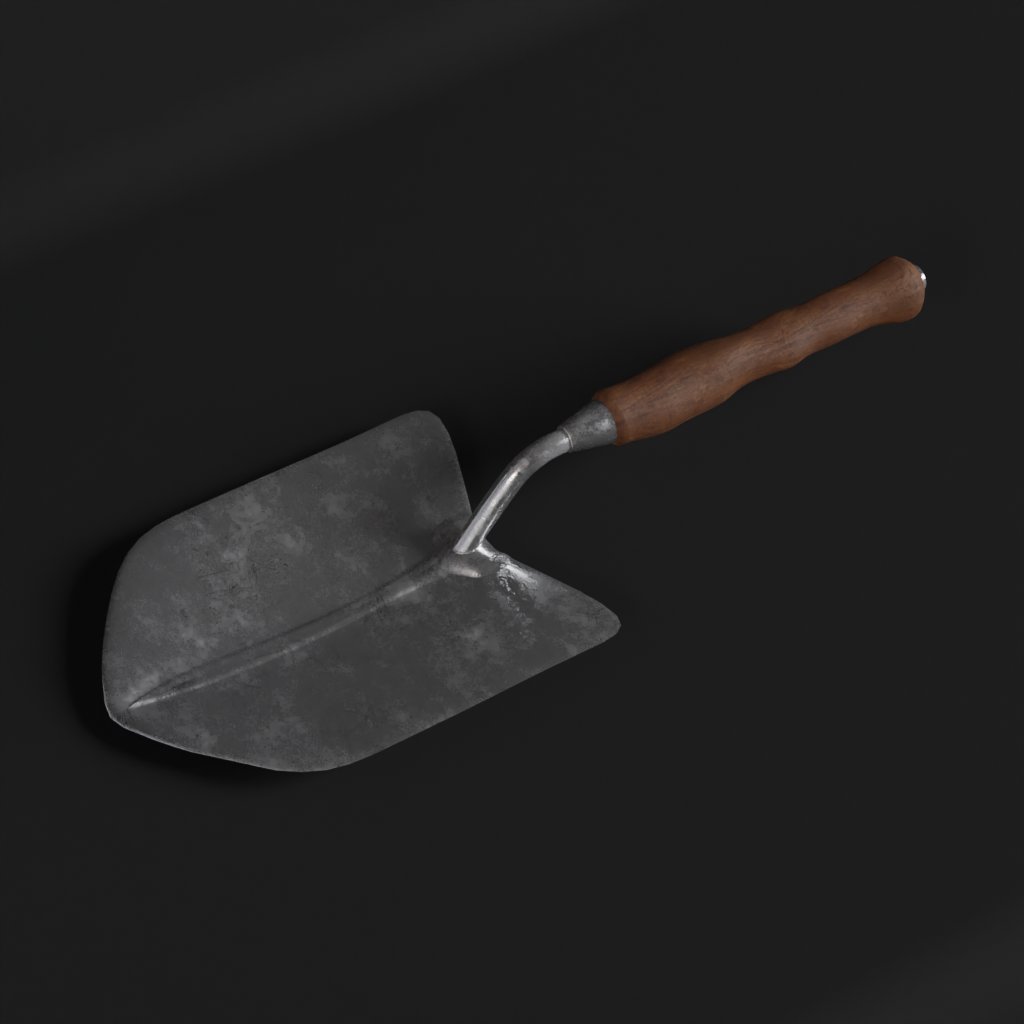 Hand shovel | Handtools models | BlenderKit