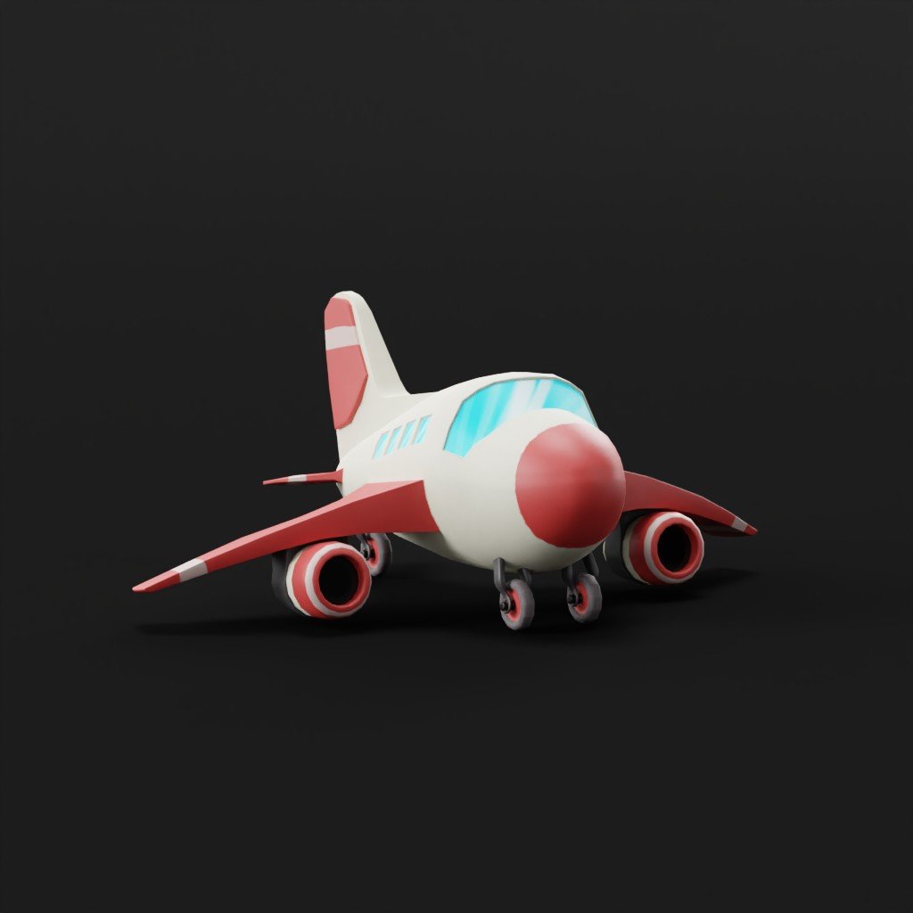 A320-200 | FREE 3D Airplane models | BlenderKit