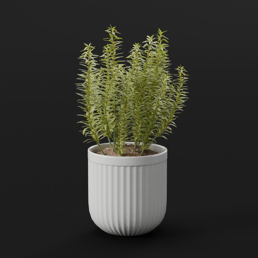 Vertical Herb Plant Pot | Indoor Plants models | BlenderKit