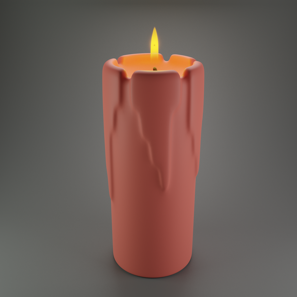 Candel | FREE Holiday Decorations models | BlenderKit