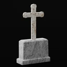 Gravestone big | FREE Miscellaneous models | BlenderKit