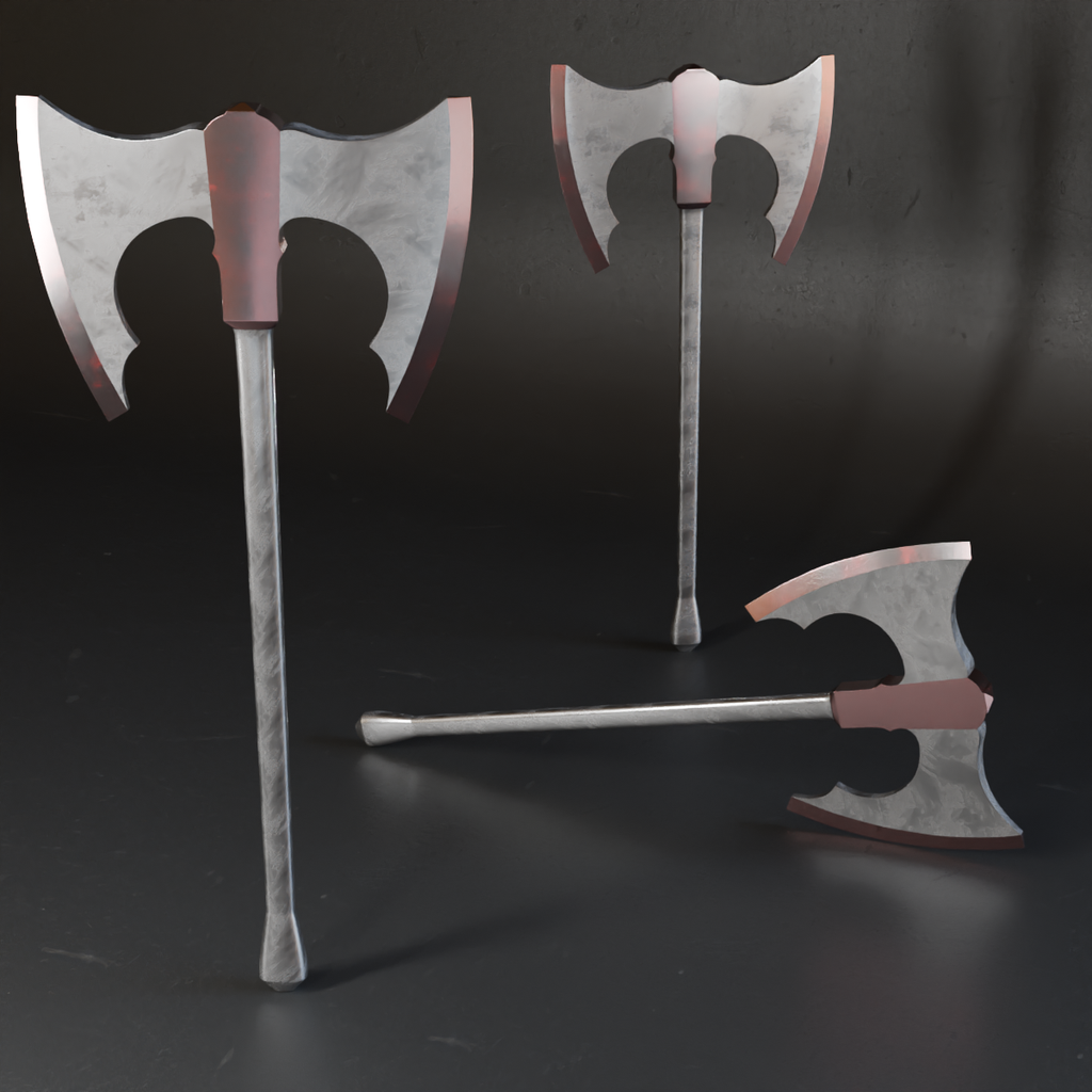 MK Axe lowpoly-040 | Historical Weapons models | BlenderKit