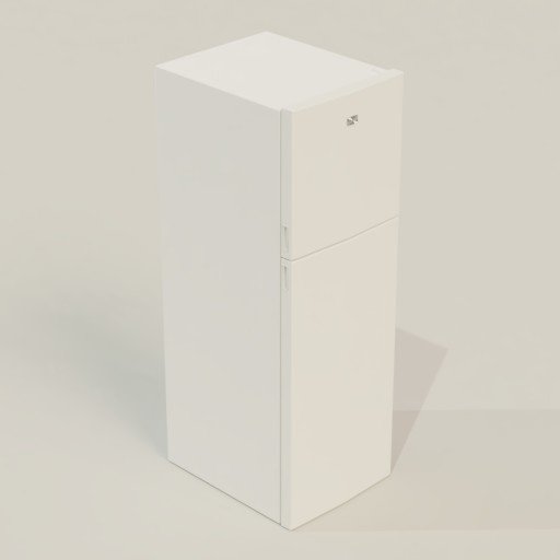 Simple Refrigerator | Kitchen Appliances models | BlenderKit