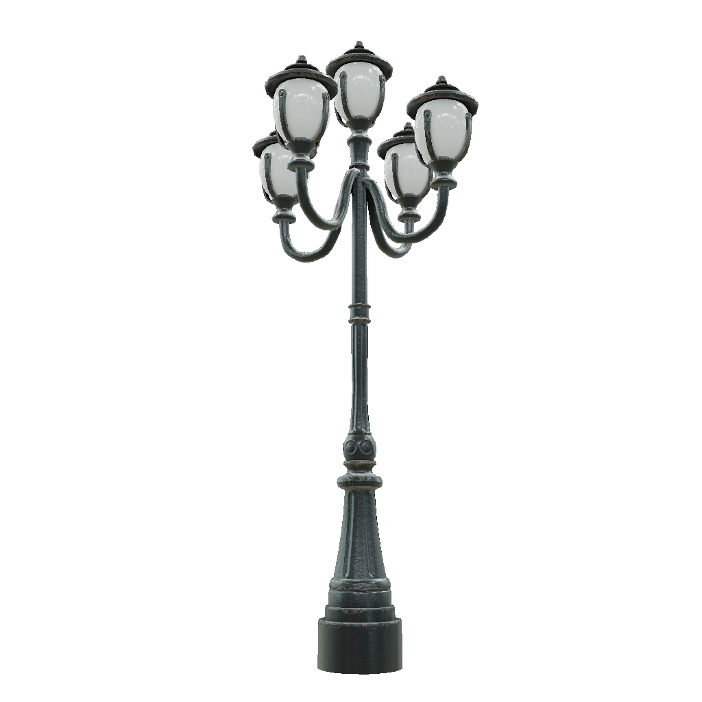 StreetLamp No.18 | Outdoor Lights models | BlenderKit